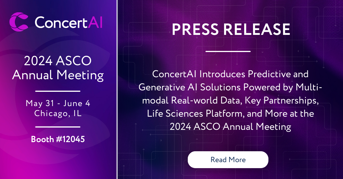 ConcertAI introduces predictive and generative AI solutions powered by ...